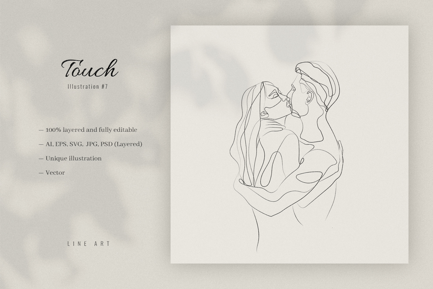 The Touch #7. Line Art Illustration, a Decorative Illustration by le-genda
