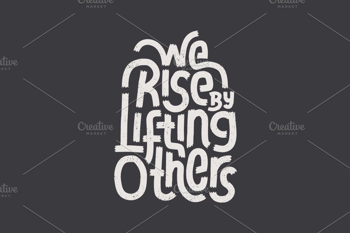 We Rise by Lifting Others, an Illustration by Doniel Worx