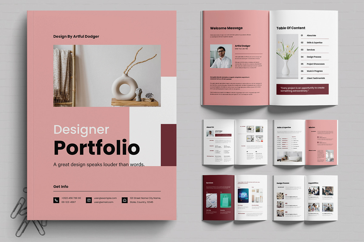 Professional Designer Portfolio | Creative Market