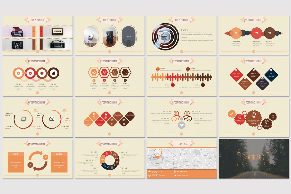 VINTAGE - Powerpoint Template, a Presentation Template by inspirasign