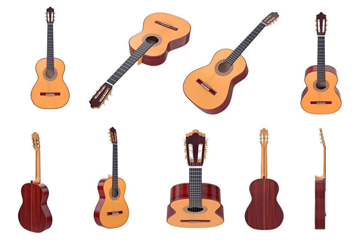 Acoustic guitar, set, an Object Graphic by ARTYuSTUDIO