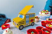 School Bus - 3d Papercraft, a Print Template by PAPER amaze