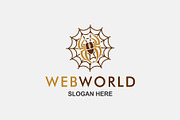 WebWorld Logo, a Branding & Logo Template by MotionMount