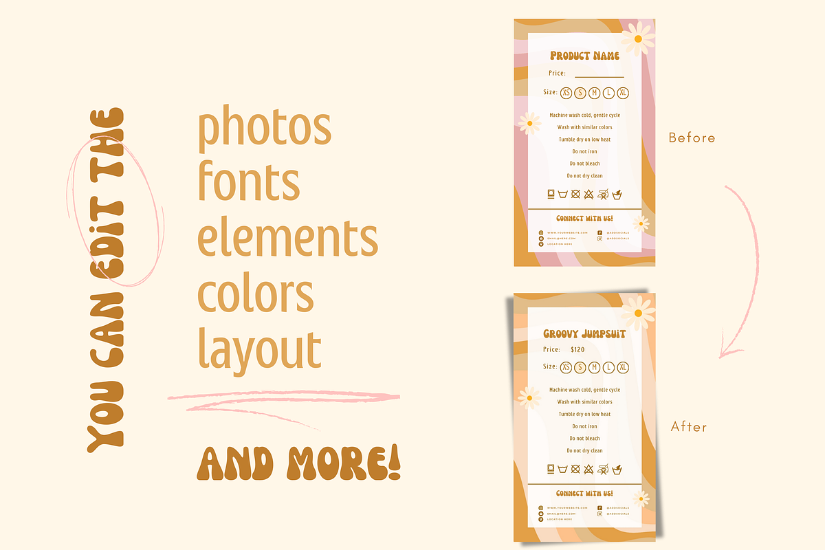 Retro Price List Tag Templates, a Stationery Template by ...