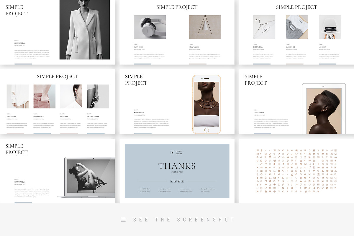 Strategy Minimal PowerPoint Template, a Presentation Template by ...