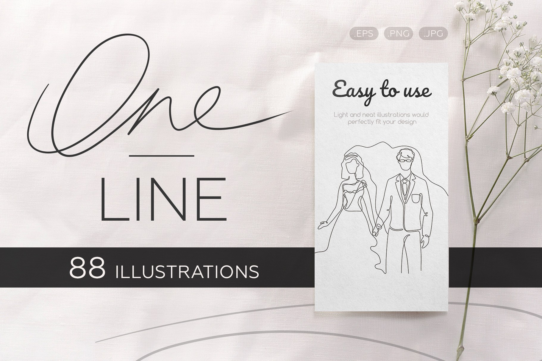 Big Bundle of one line illustrations, an Education Illustration by ...