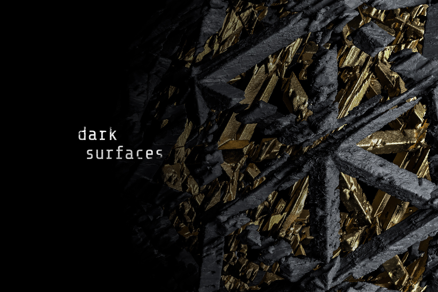 Dark Surfaces. Detailed Shapes Set, a Texture Graphic by Vasily ...