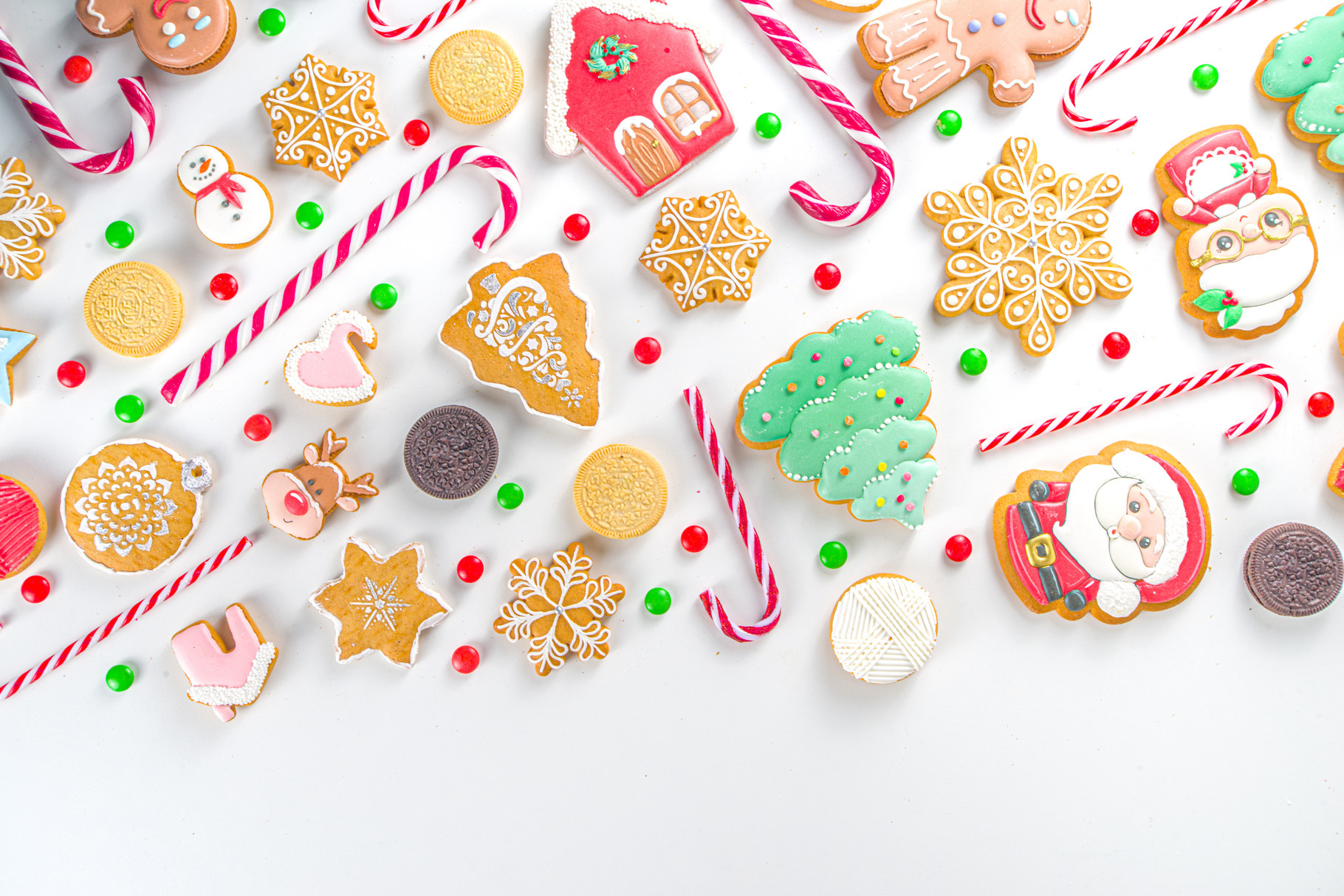 Assorted festive Christmas sweets, a Holiday Photo by Rimma