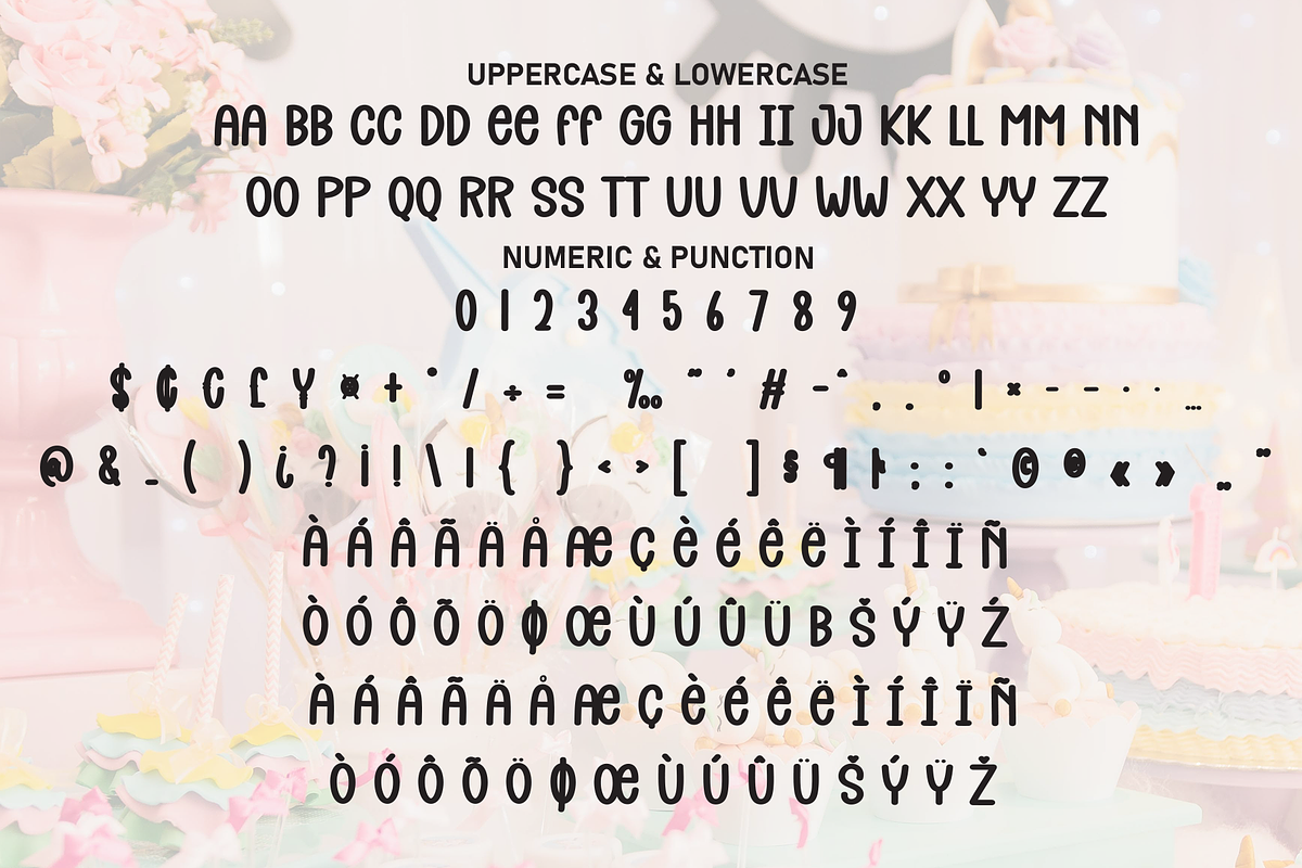 Cake Birthday | Script Font, a Script Font by Scratchones