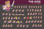 MEDIEVAL KING GAME SPRITE, an Illustration by Silpin