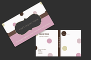 Dot Business Card Template, a Business Card Template by 1x1 Pixel Corp ...