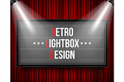 Glowing cinema signboard lightbox., a Decorative Illustration by HAPPY ...