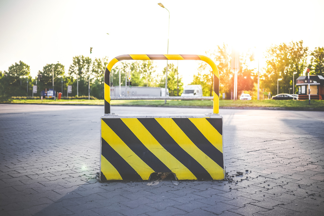 No Way Blocked Road Stop, an Industrial Photo by Viktor Hanacek