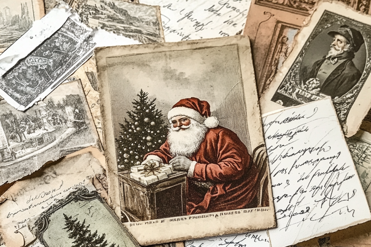 Vintage Christmas Handwritten Letters