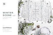 Winter Custom Scene Mockup #003, a Product Mockup by Custom Scene