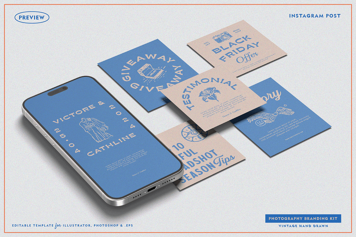 Photography Branding Kit, a Branding & Logo Template by Refolve Design