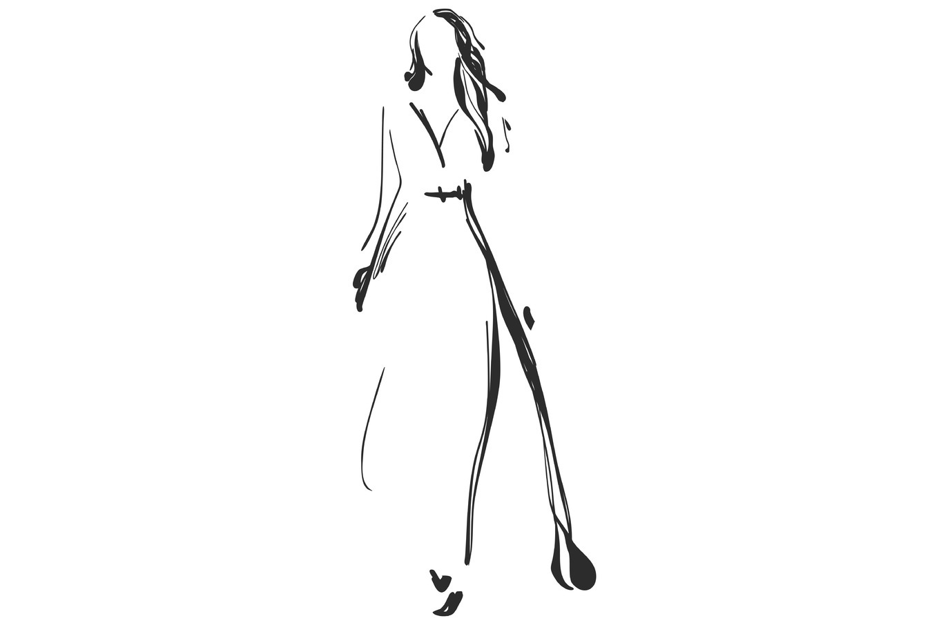 Beautiful young girl model for design. Fashion, style, beauty .Graphic ...