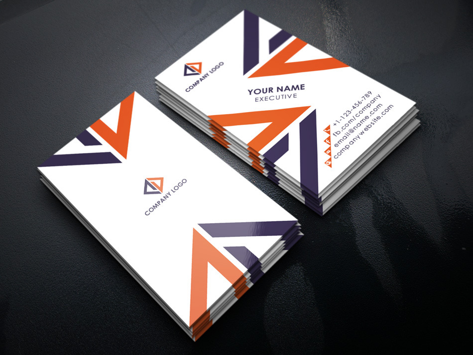 A Line Business Card Design, a Business Card Template by shujaktk