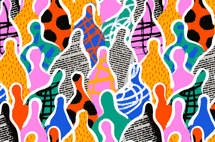 POLICE Pattern collection | Graphic Patterns ~ Creative Market