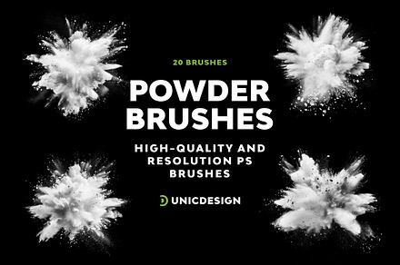 Powder Explosion Brushes | Brushes ~ Creative Market