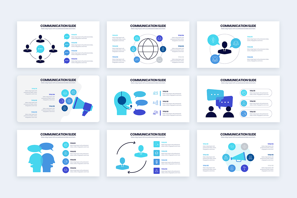 Communication Google Slides Template, a Presentation Template by Slidesmash