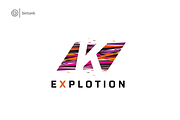 Futuristic Letter K Logo. Techno K., a Branding & Logo Template by ...