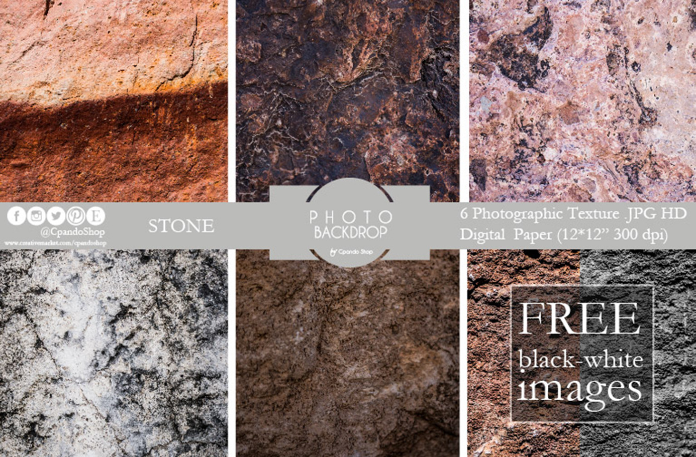 Stone /rock texture high resolution, a Texture Graphic by CpandoShop