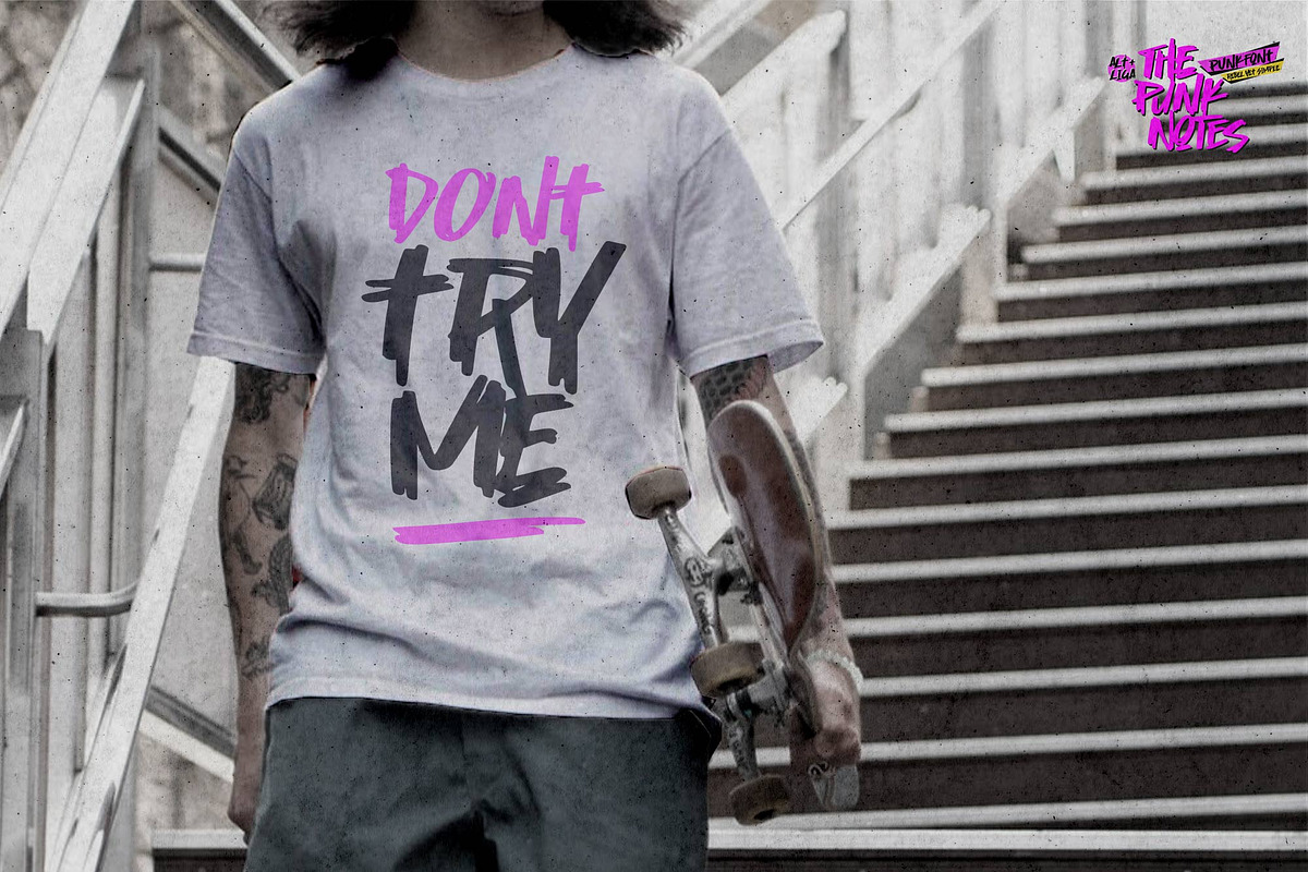 The Punk Notes – Punk Font Rebel Yet