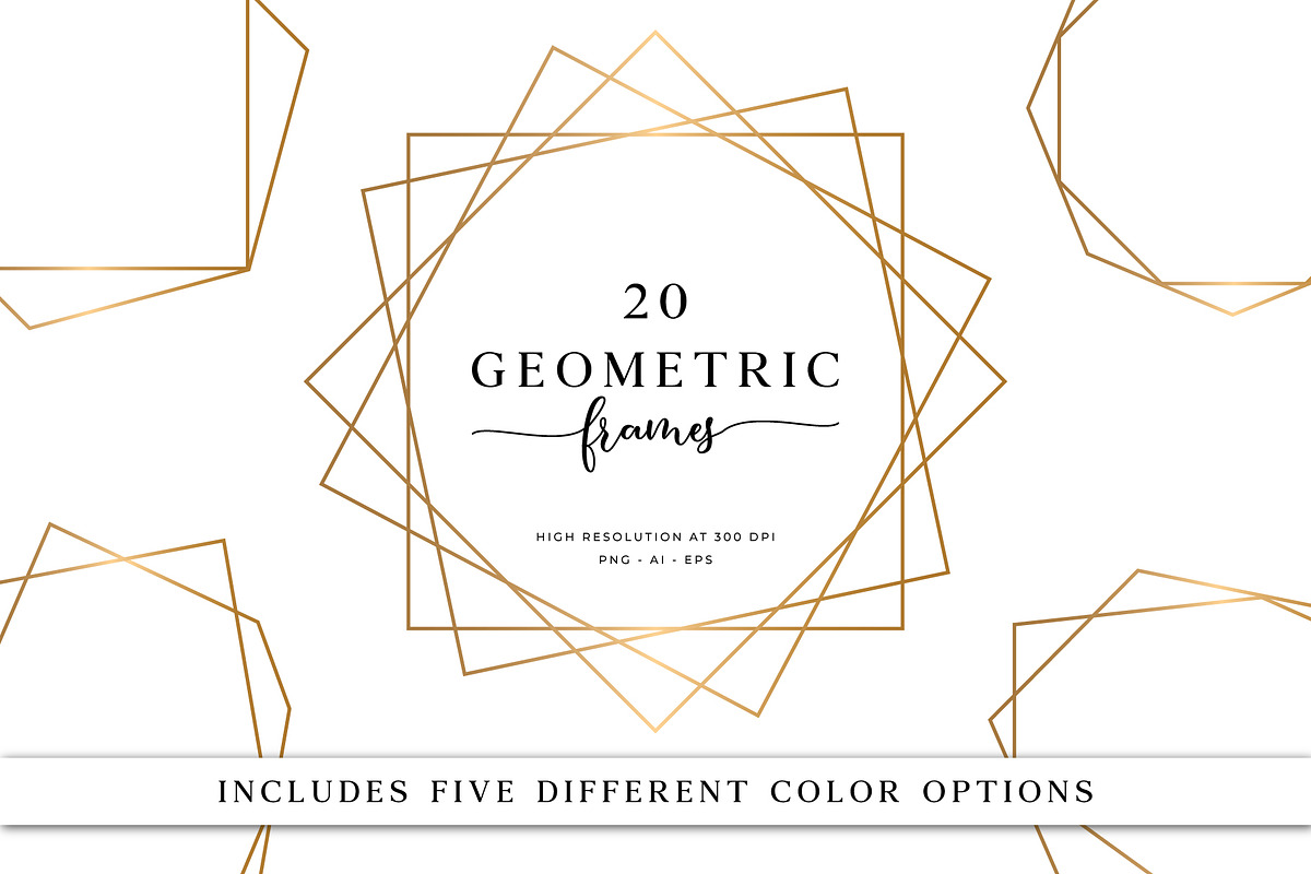 20 Geometric Frames