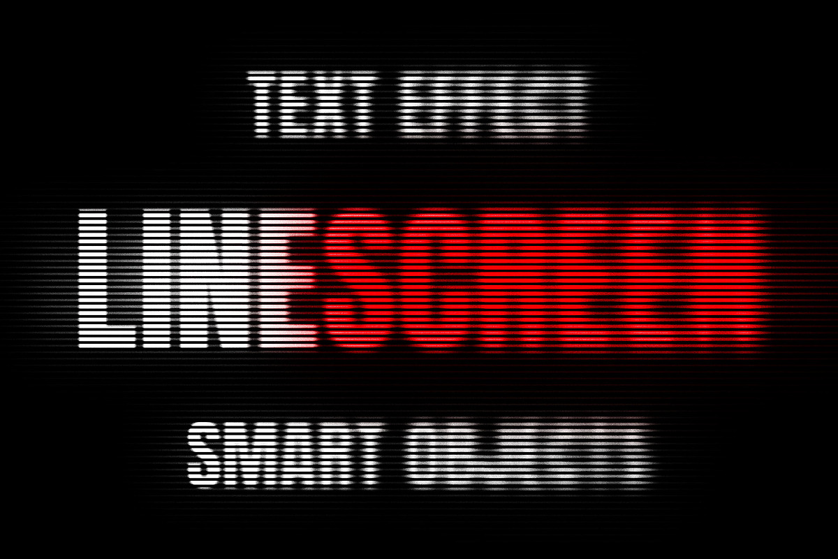 Line Screen Text Effect, a Layer Style Add-On by Design Squad