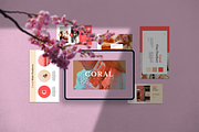 Coral Creative Google Slide Template, a Presentation Template by uiplus