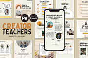 Instagram Creator For Teacher CANVA, a Social Media Template by Analogi ...