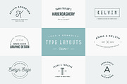 Logo & Branding Type Layouts Bundle, a Branding & Logo Template by ...