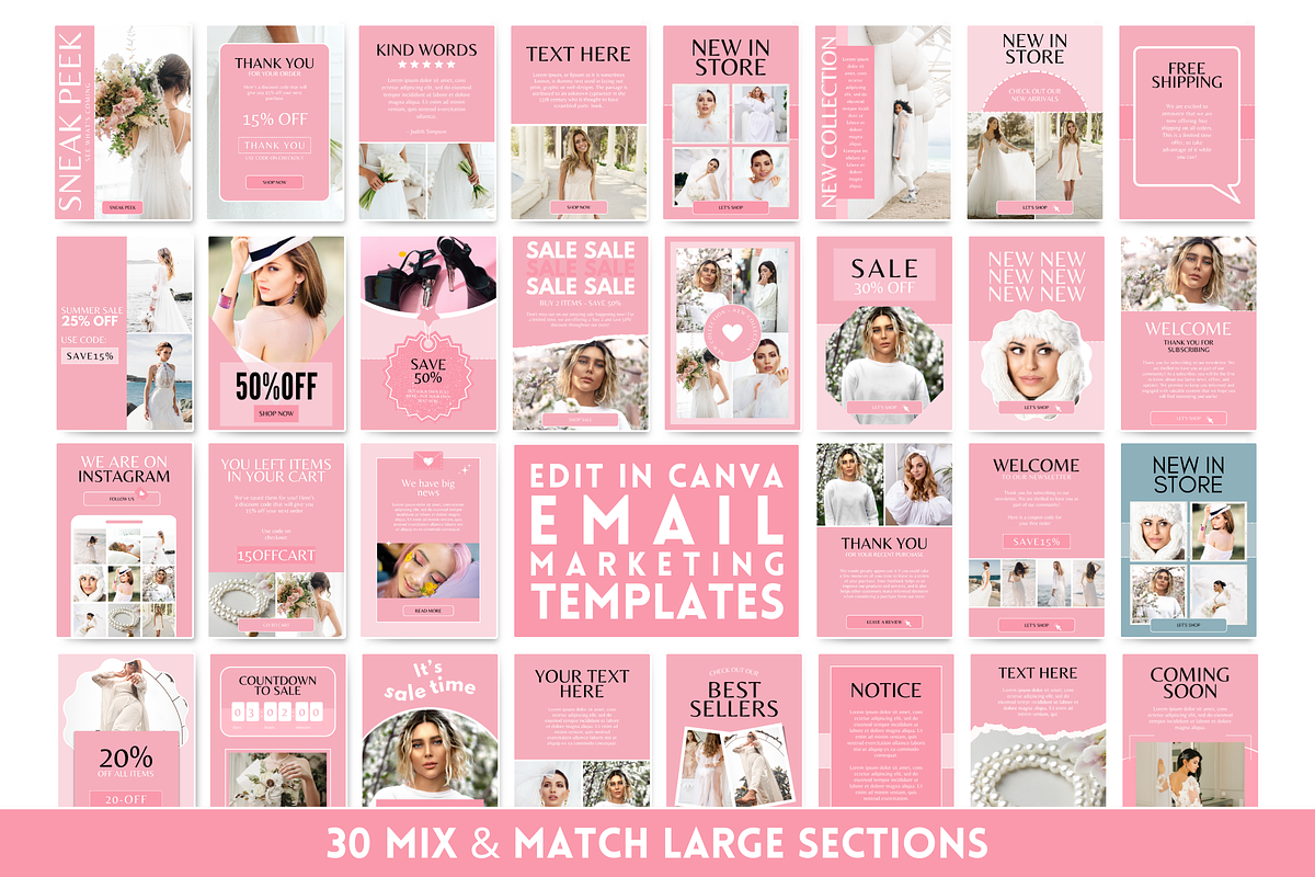 Pink Newsletter Templates