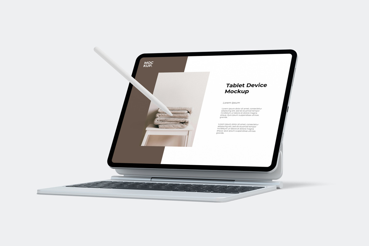 Tablet Device Mockup, an iPad Mockup by Rizky Audymas