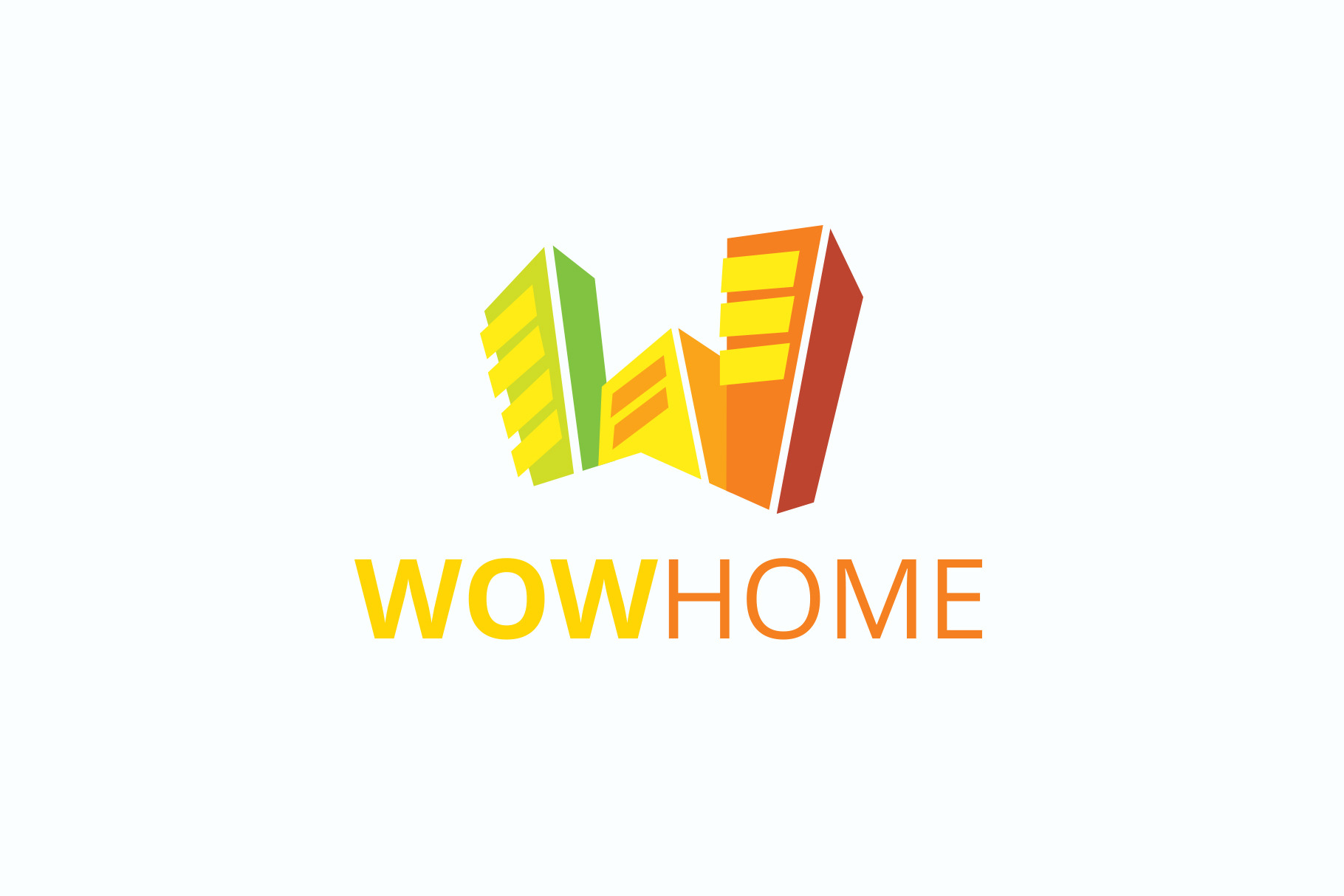Wow Home Logo, a Branding & Logo Template by Maraz Logo | Creative Market