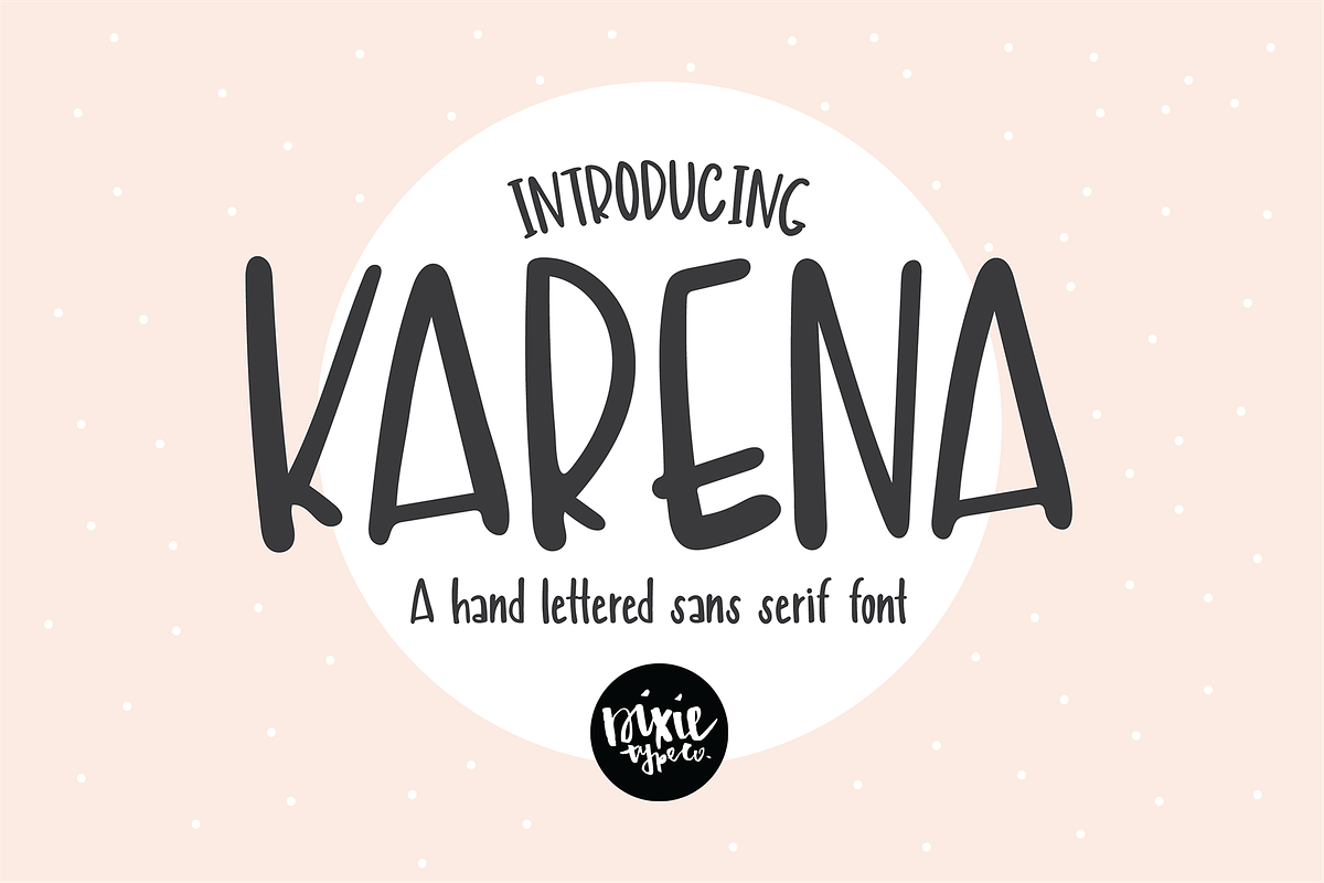 Sans Serif Hand Lettered Font Bundle, a Sans Serif Font by Blush Font Co.