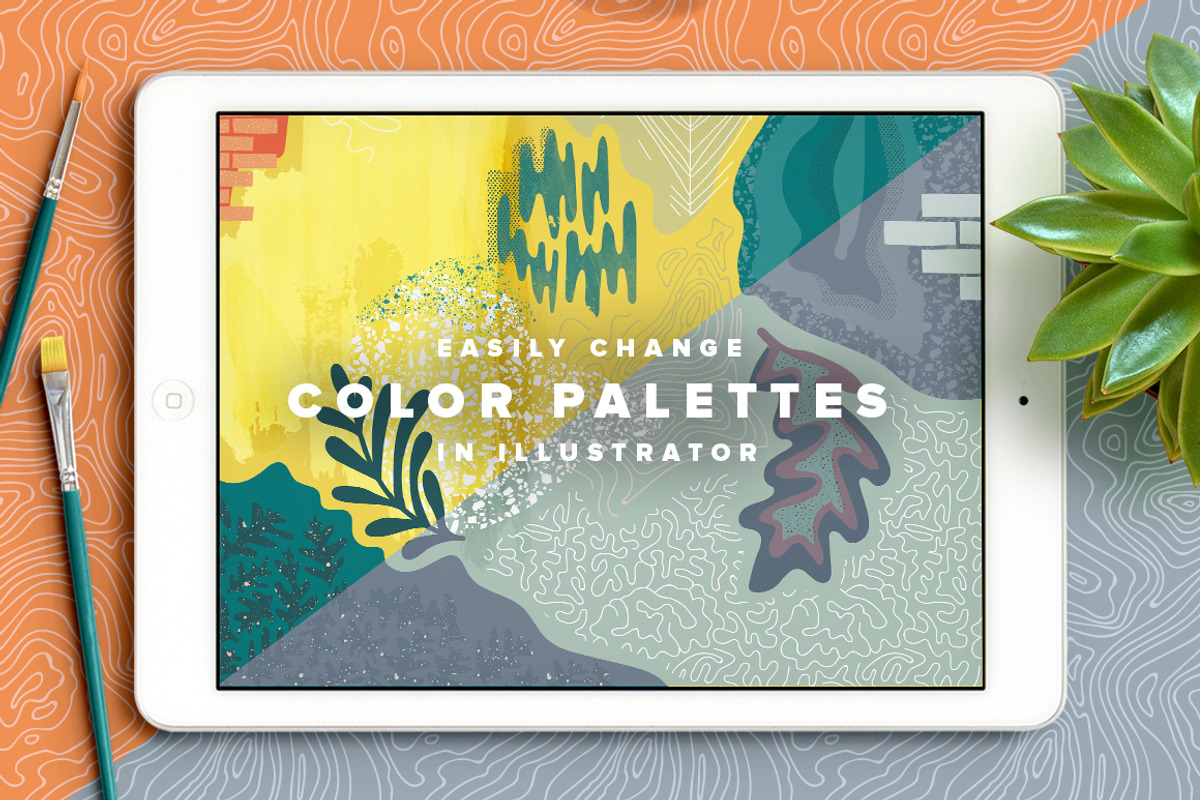 Collage Art Patterns, a Pattern Graphic by Anugraha Design