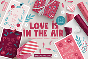 Love Is In The Air Kit, a Seasonal Illustration by miumiu
