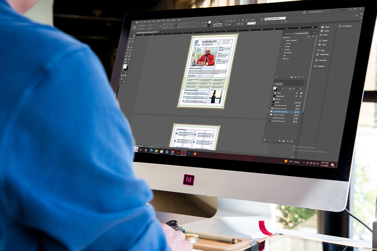 Capability Statement Templates, a Stationery Template by Design Zone