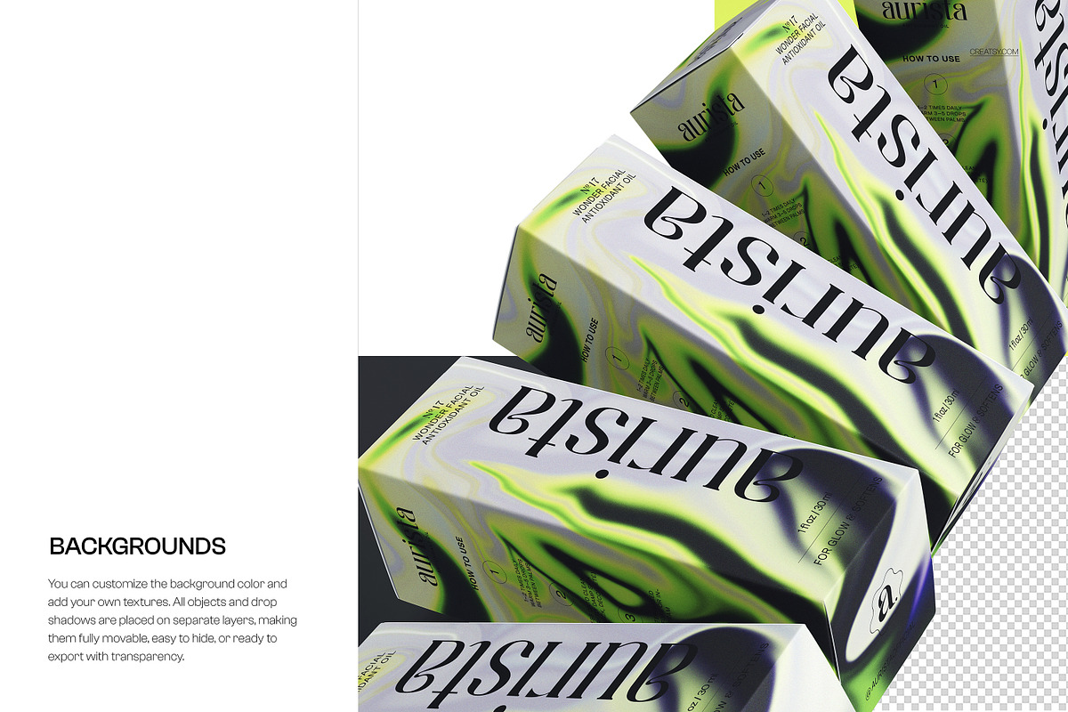 Cascading Lineup of Boxes Mockup, a Packaging Mockup by creatsy5