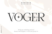 Voger Minimal Modern Serif Font, a Serif Font by roomspace