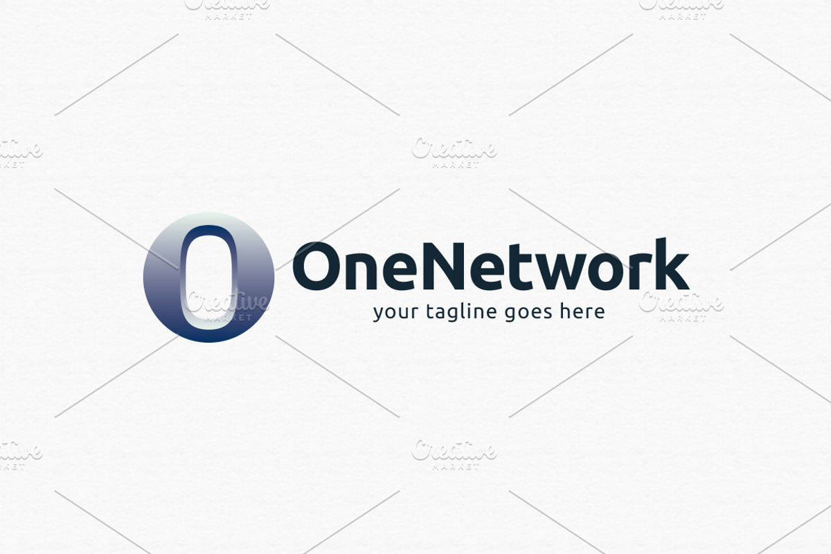 One Network Logo Template, a Branding & Logo Template by PixaSquare