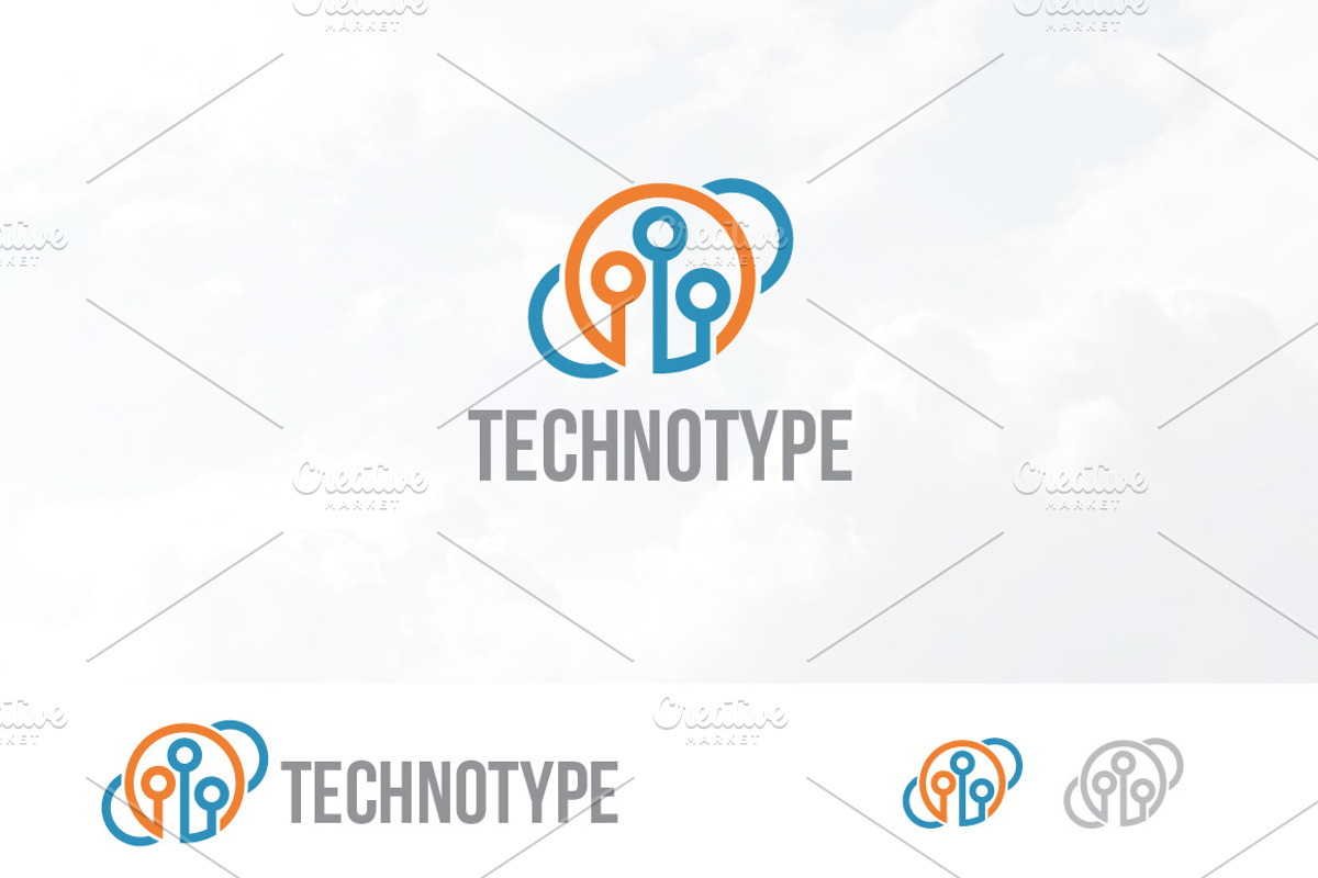 Computer Networking Wire Line Logo, a Branding & Logo Template by ...