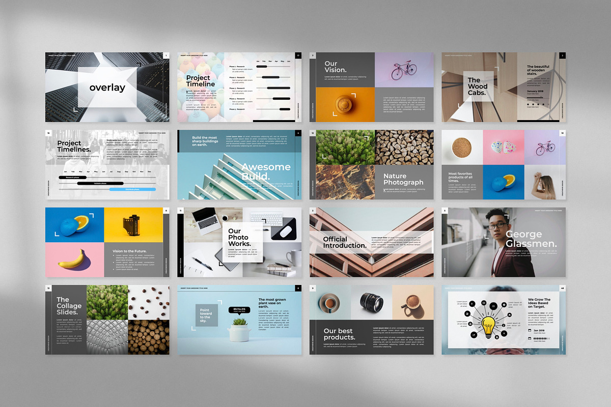 Overlay PowerPoint Template | Creative Market