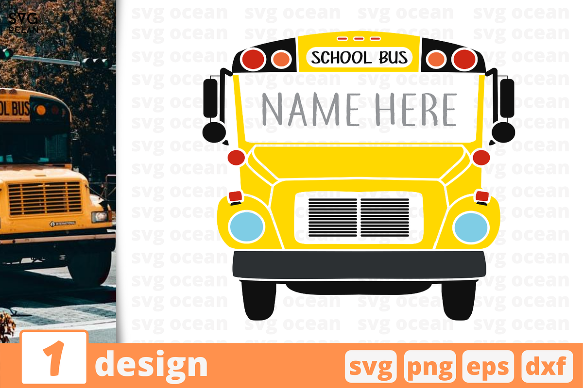 School Bus SVG Bundle, an Education Illustration by svgocean