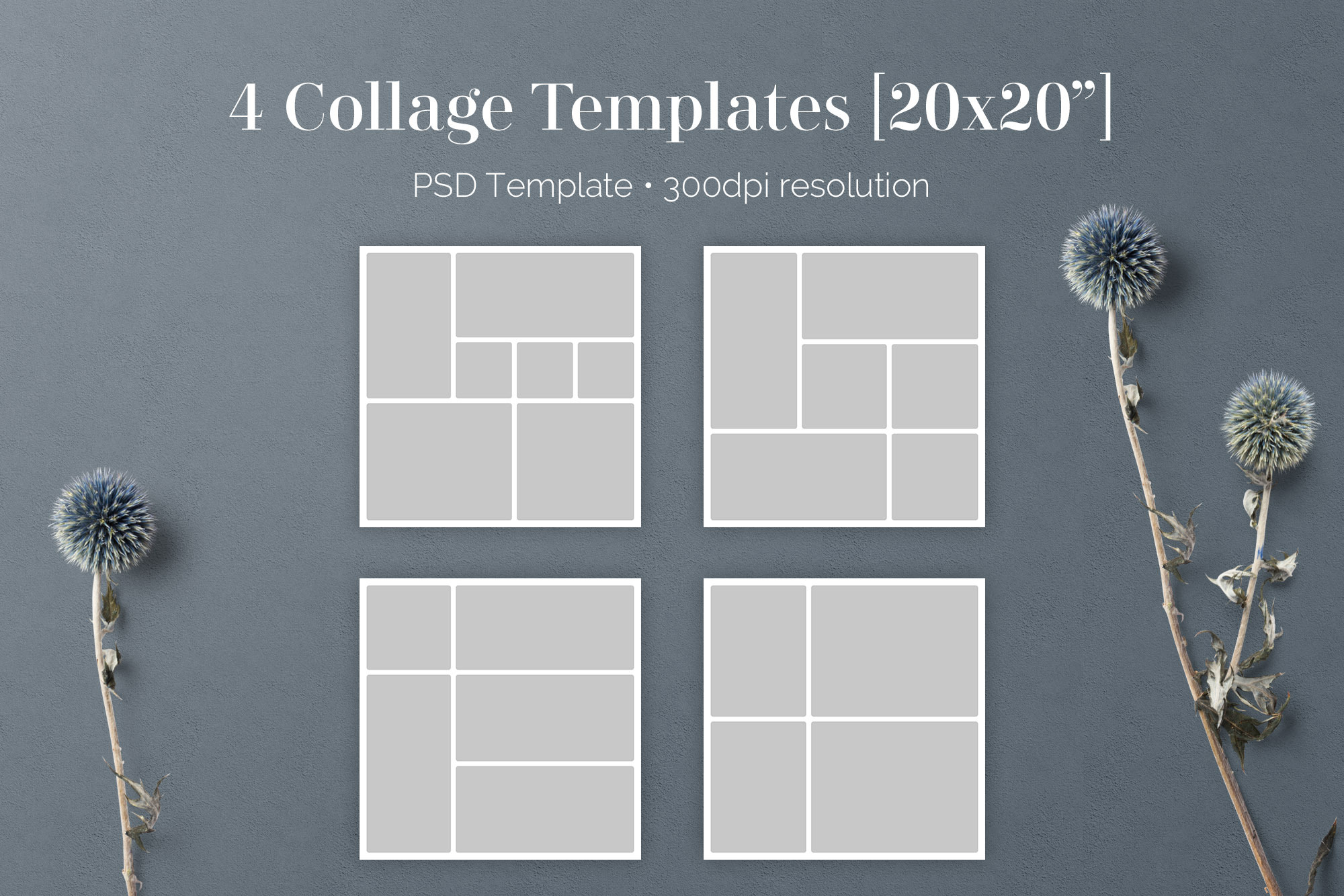 4 20x20 Photo Storyboard Template, a Templates & Theme by Paperweight ...