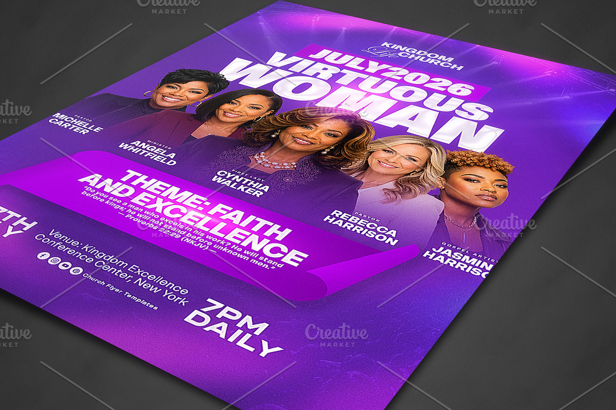 Virtuous Women Conference Flyer Template