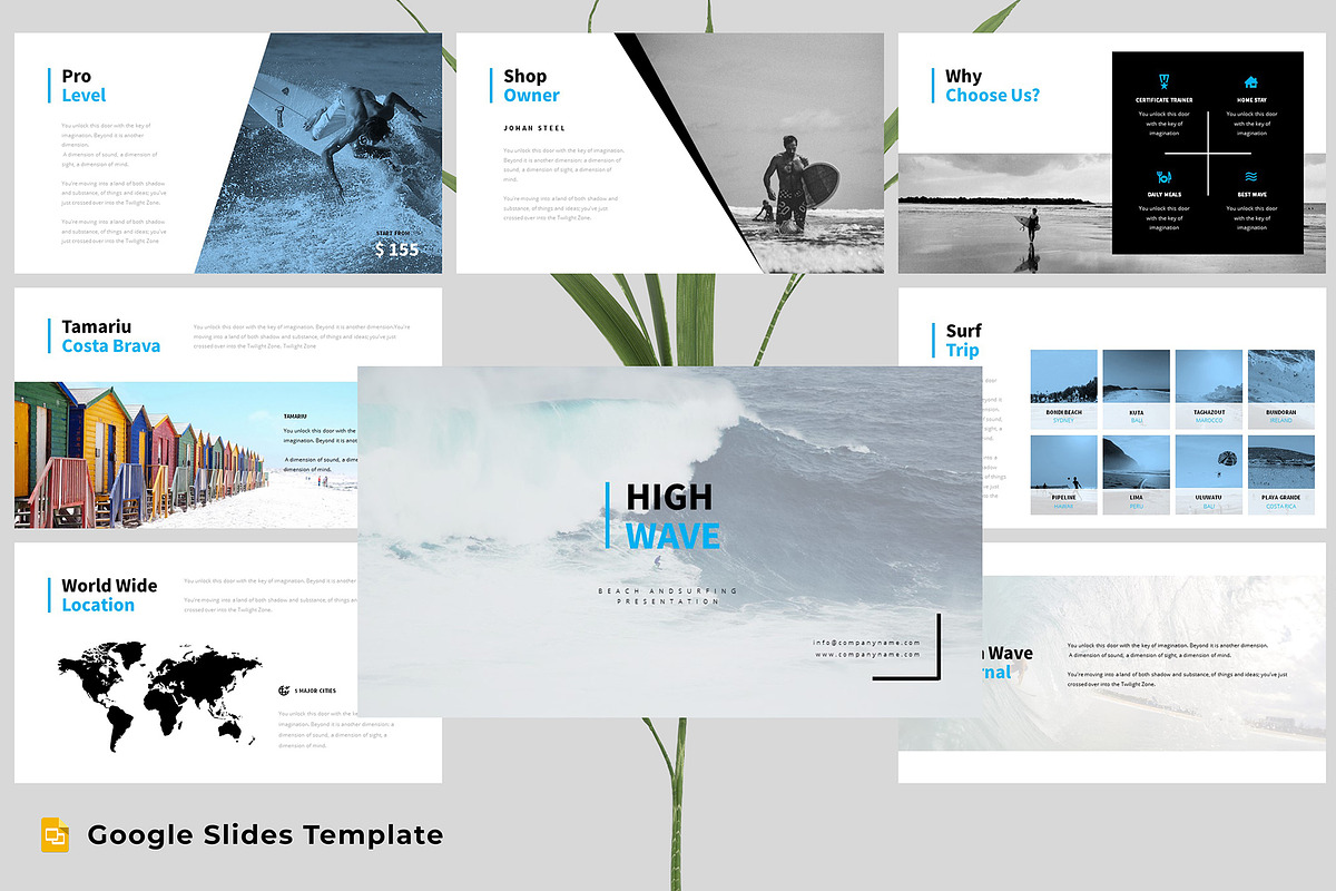 High Wave - Google Slides Template, a Presentation Template by Incools ...