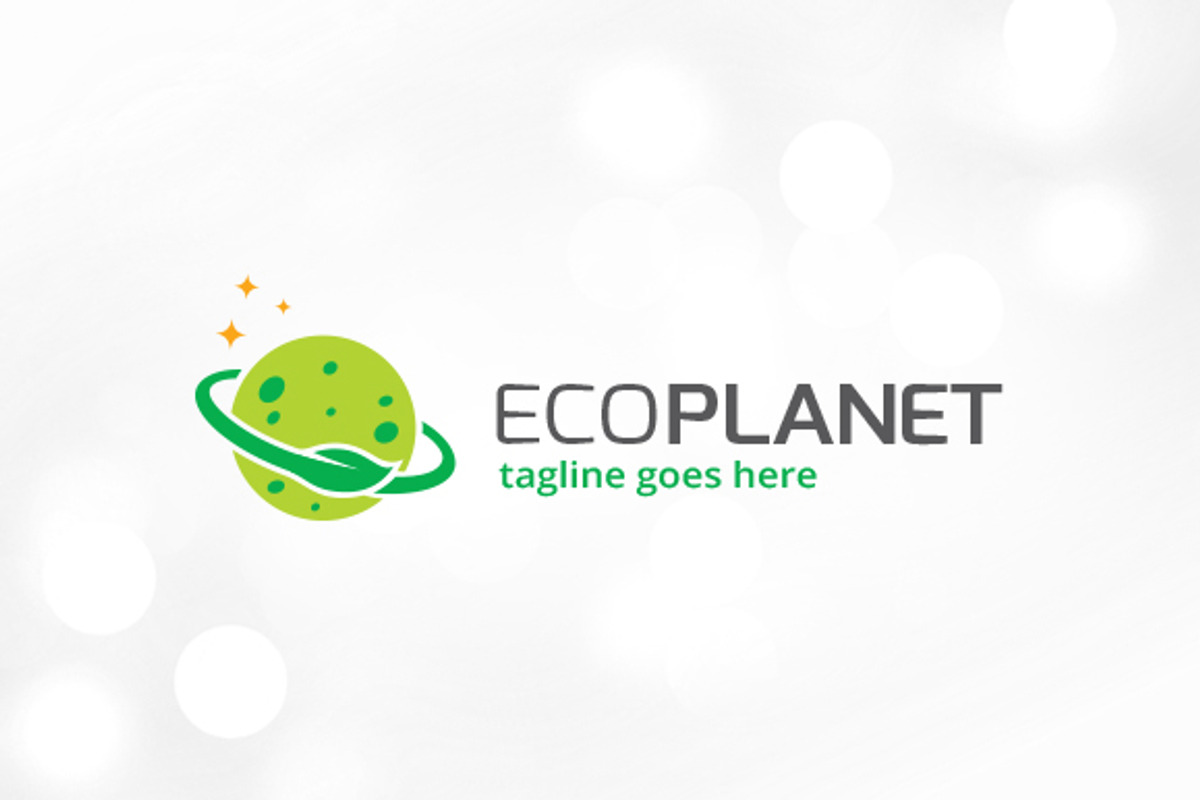 Eco Planet Logo Template, a Branding & Logo Template by gunaonedesign